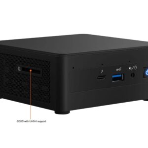 Intel Panther Canyon NUC 11 Performance Mini PC Kit, Core i7-1165G7 2.8GHz - RAM, Storage and OS Not Included