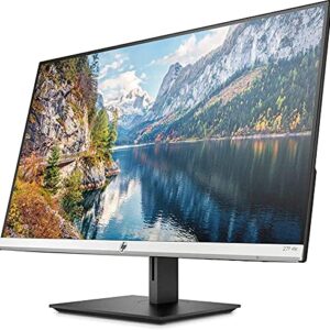 HP 27F 27" IPS LED 4K (3840 x 2160) 60Hz UHD Monitor - 5ms Response - 1000:1 Static 10000000:1 Dynamic Contrast Ratio- 300 CD - Free RATZK HDMI Cable