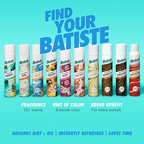 Batiste Dry Shampoo, Fresh Fragrance, 6.35 OZ. Packaging May Vary