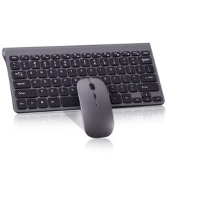 wireless keyboard and mouse combo, compact quiet wireless keyboard and mouse set 2.4g ultra-thin sleek design for windows, computer, desktop, pc, notebook, laptop (ghkm03)