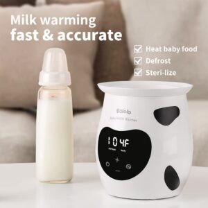 Baby Bottle Warmer for Breastmilk | Fast Water Warmer for Baby Formula | Easy-to-use Portable Bottle Warmer | BOLOLO Baby Water Warmer with Precise Temperature Control, Large Diameter, BPA-Free