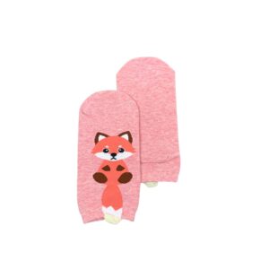 Everything Socks Animal Socks for Women men girls teens and kids- 5 Pack Includes Calico Cat, Fox, Red Panda, and Chipmunk Design- Fun ankle socks for Children & Adults