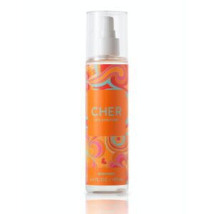 cher decades 60's couture body mist - unisex perfume spray - fruity and citrusy scent with notes of bergamot rose damascena, amber, and patchouli - bold and lasting fragrance - 6.6 fl oz