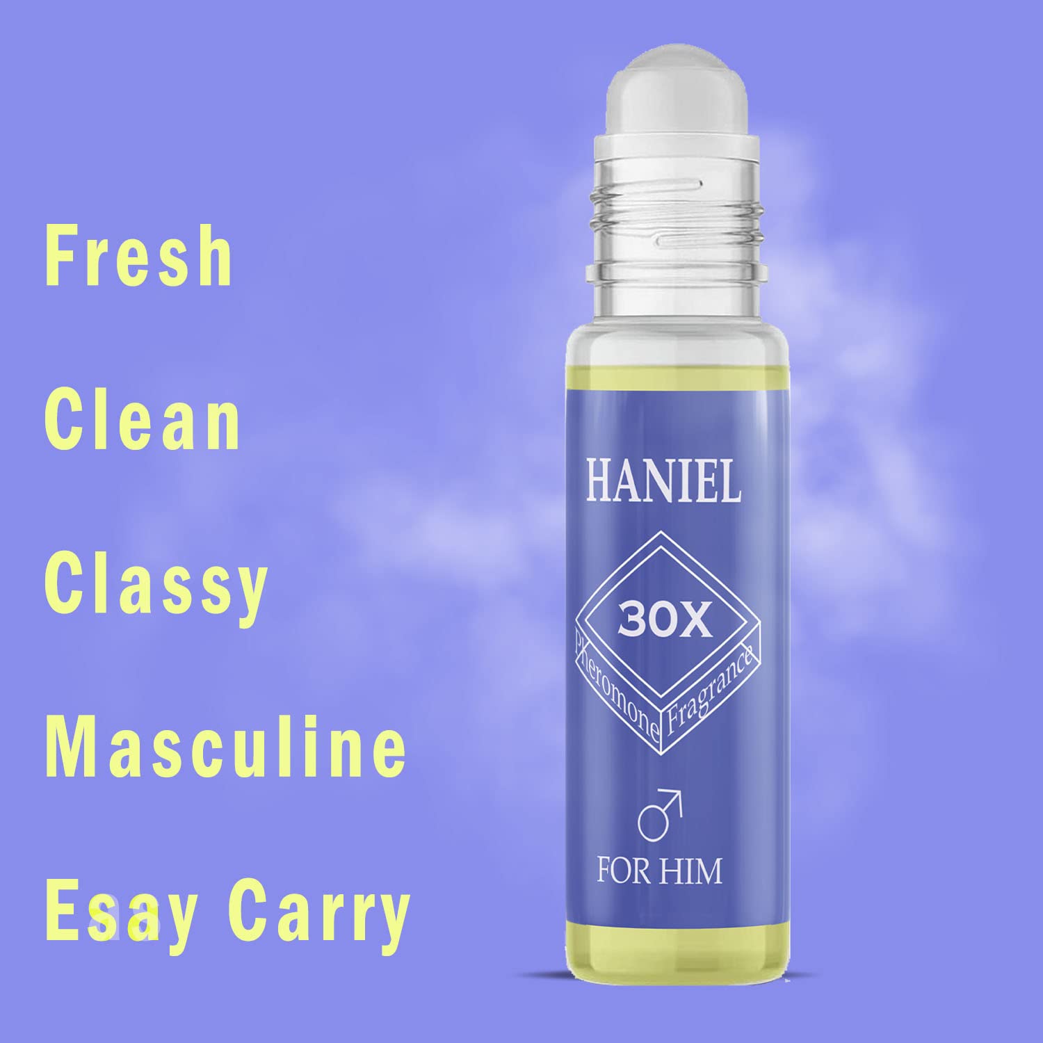 Haniel Pheromone Perfume Oil For Men Good Scent To Hold Attention,Roll on Model Intense Sensuality Masculinity that seduced without cause