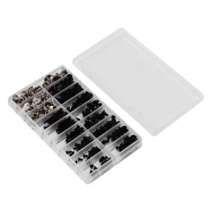 Computer Screws Kit,360Pcs Computer Screws Kit Alloy Steel Micro Cross Screw Assortment Set M2 M2.5 M3 Fasteners