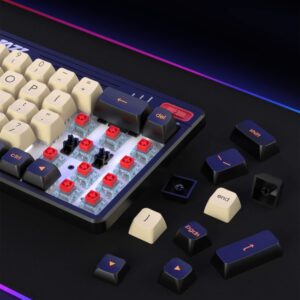 FIRSTBLOOD ONLY GAME. K690T Hot-Swappable 60% 2.4G Wireless/Bluetooth 5.0/USB Wired Triple Mode Mechanical Keyboard, 69 Keys Compact Gaming Keyboard, PBT Keycaps RGB Backlit, Brown Switch