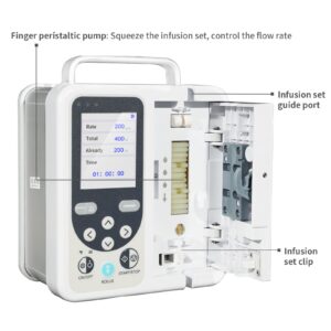 CONTEC Veterinary IV Infusion Pump Portable Machine with LCD Display,Volumetric High Infusion Accuracy