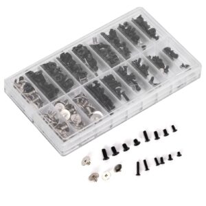 Computer Screws Kit,360Pcs Computer Screws Kit Alloy Steel Micro Cross Screw Assortment Set M2 M2.5 M3 Fasteners