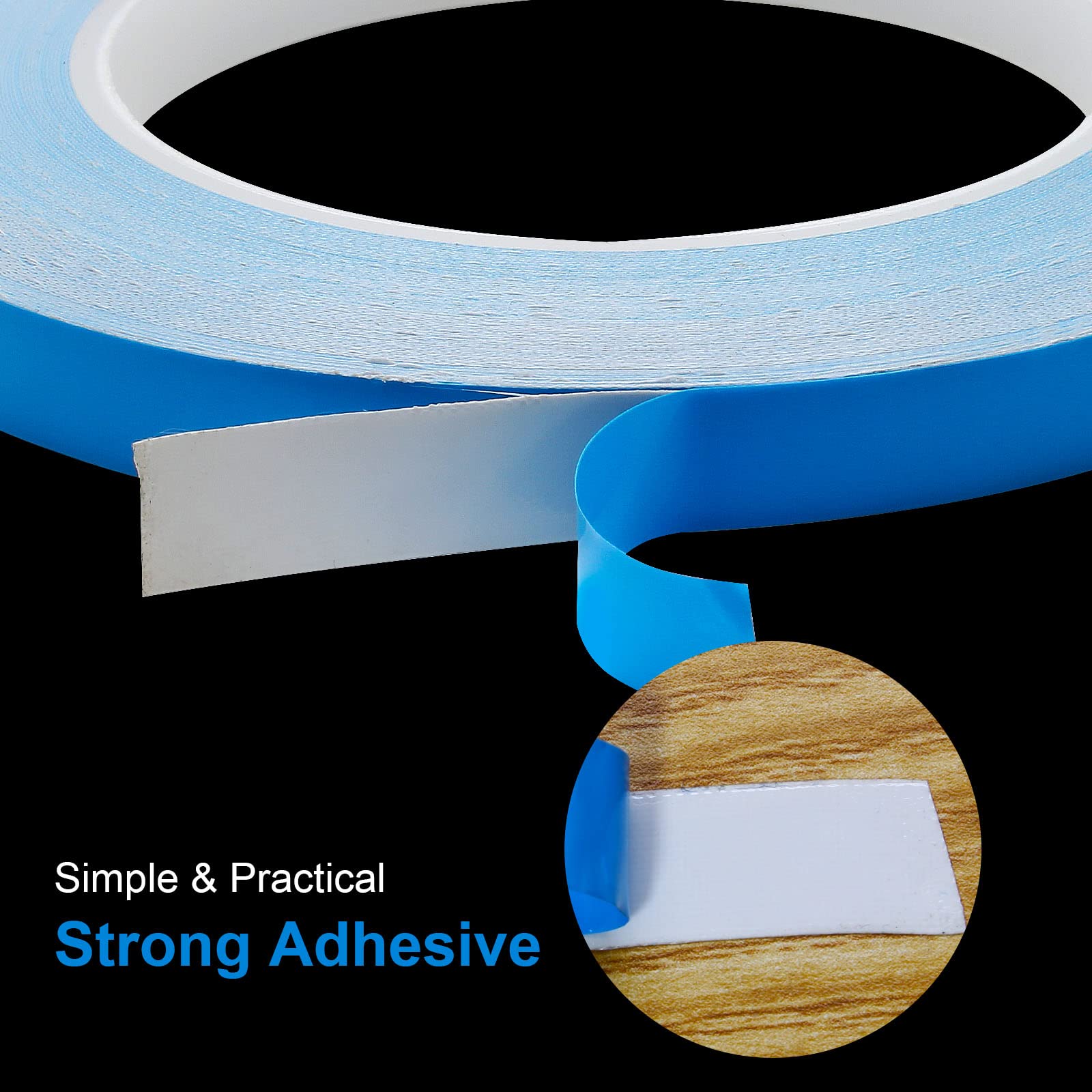 PHITUODA Thermal Conductive Tape, (10mm Width x 0.20mm Thickness x 25 Meters) Double Side Thermal Adhesive Tape, Heatsink Thermal Tape for Coolers, LED Strips, Computer CPU, GPU