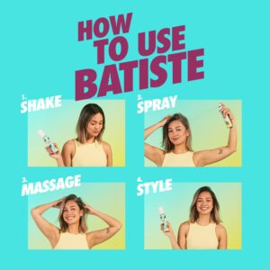 Batiste Dry Shampoo, Rose Gold, Refresh Hair And Absorb Oil Between Washes, Waterless Shampoo For Added Hair Texture And Body, 6.35 OZ Dry Shampoo Bottle