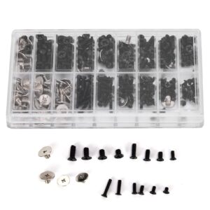 Computer Screws Kit,360Pcs Computer Screws Kit Alloy Steel Micro Cross Screw Assortment Set M2 M2.5 M3 Fasteners