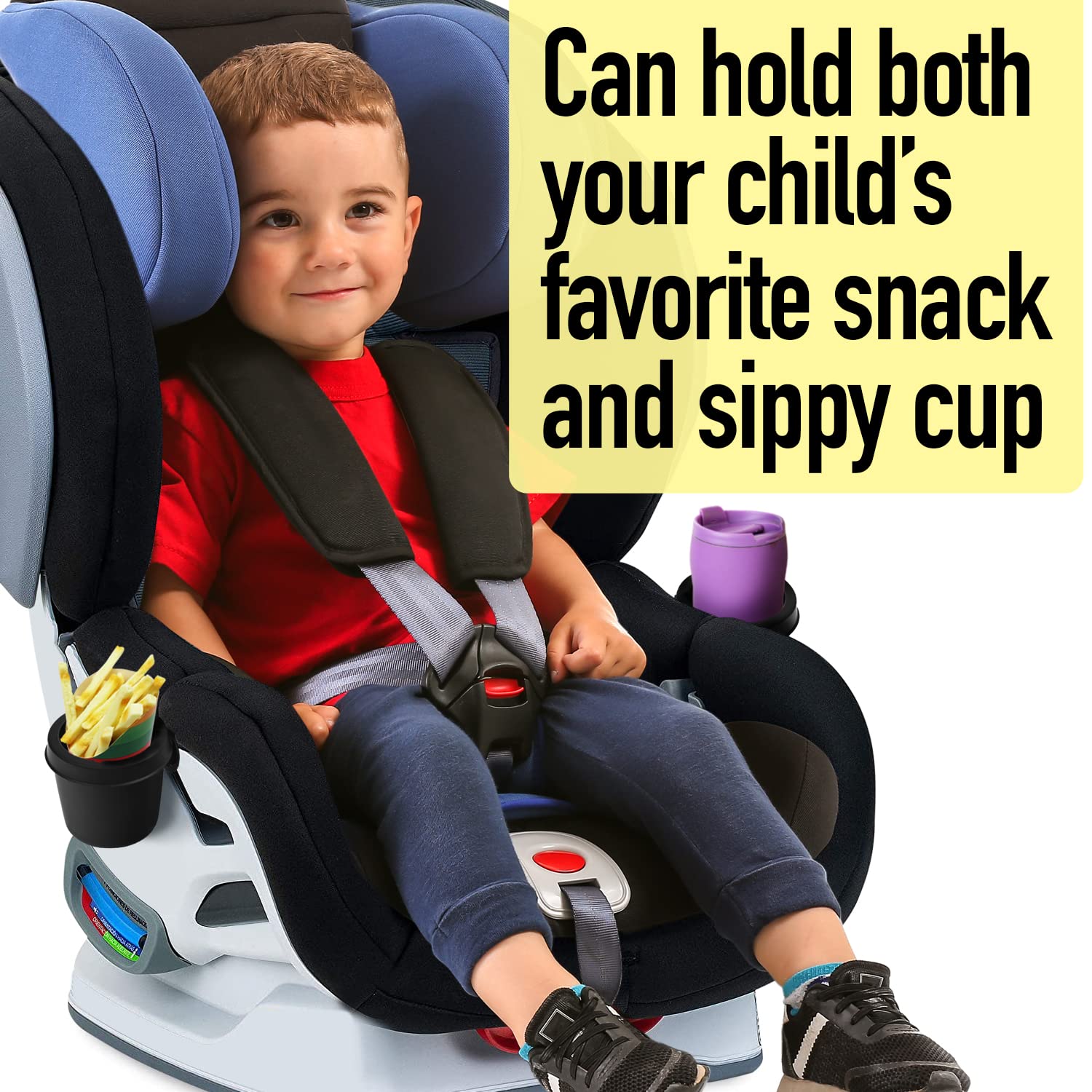 Mission Automotive [2 Pack] Mission Automotive Car Seat Cup Holder Intended for Britax ClickTight & Non-ClickTight Convertible Car Seats - Car Seat Cup Holders for Your Child's Car Seat -Attachment