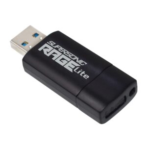 Patriot Supersonic Rage Lite USB 3.2 Gen 1 Flash Drive - 256GB - PEF256GRLB32U