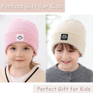 AJG Toddler Kids Beanie Caps,Soft Warm Baby Knitted Winter Hat for Boys Girls(Coffee)