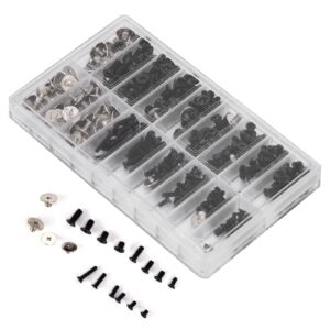 Computer Screws Kit,360Pcs Computer Screws Kit Alloy Steel Micro Cross Screw Assortment Set M2 M2.5 M3 Fasteners