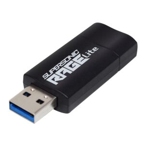 Patriot Supersonic Rage Lite USB 3.2 Gen 1 Flash Drive - 256GB - PEF256GRLB32U