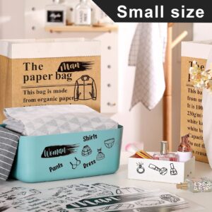 Spakon 9 Sheets Dresser Clothing Decals Dresser Labels Clothes Labels Dresser Decals Dresser Stickers Bedroom Wardrobe Drawer Stickers Removable Organizing Decal