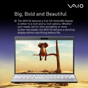 VAIO SX14 - Intel Core i7-1195G7 | 32GB Memory (RAM) | 2TB PCIe SSD | Windows 11 Pro | 14" FHD (1920 x 1080) Touchscreen | Kachi-IRO