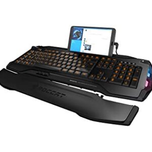 ROCCAT Skeltr - Smart Communication RGB Gaming Keyboard with Universal Device Docking Slot, Black (Renewed)