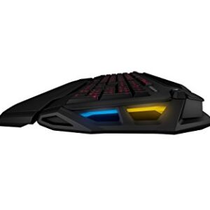 ROCCAT Skeltr - Smart Communication RGB Gaming Keyboard with Universal Device Docking Slot, Black (Renewed)