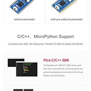 Waveshare RP2040-Plus, A Low-Cost, High-Performance Pico-Like MCU Board Based On Raspberry Pi Microcontroller RP2040 4MB