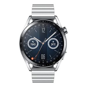 huawei watch gt 3 (46mm) gps + bluetooth smartwatch (elite steel) - international version, (ob02819)