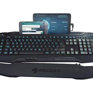 ROCCAT Skeltr - Smart Communication RGB Gaming Keyboard with Universal Device Docking Slot, Black (Renewed)