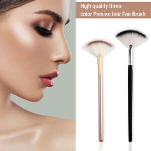 6 Pieces Fan Brushes for Facials Slim Soft Face Mask Brush Applicator for Glycolic Acid Peel Mask Esthetician Face Makeup Brush