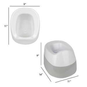 The First Years Potty Training Urinal and Potty System - 2-in-1 Toddler Urinal and Potty Training Toilet Seat - Adjustable Toddler Toilet Ages 18 Months and Up