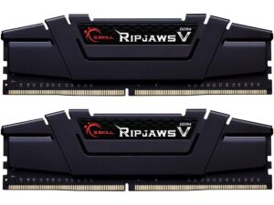 g skill f4-4400c19d-64gvk ripjaws v series 2 x 32gb 288-pin ddr4 sdram ddr4 4400 pc4 35200 intel xmp 2.0 desktop memory model