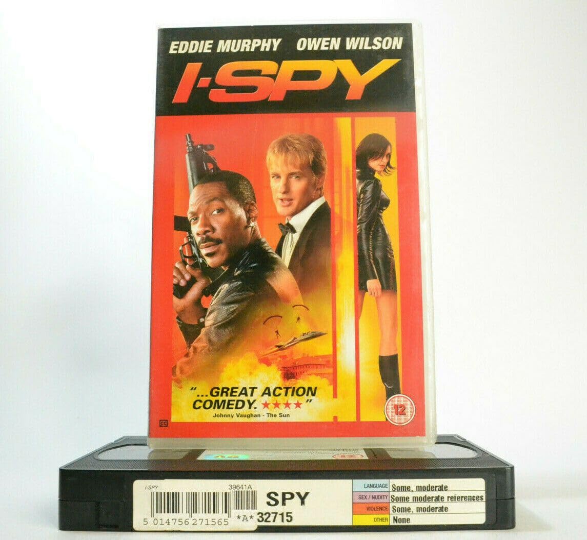 I SPY - Columbia Tristar - Action - Comedy - Eddie Murphy - Owen Wilson - VHS