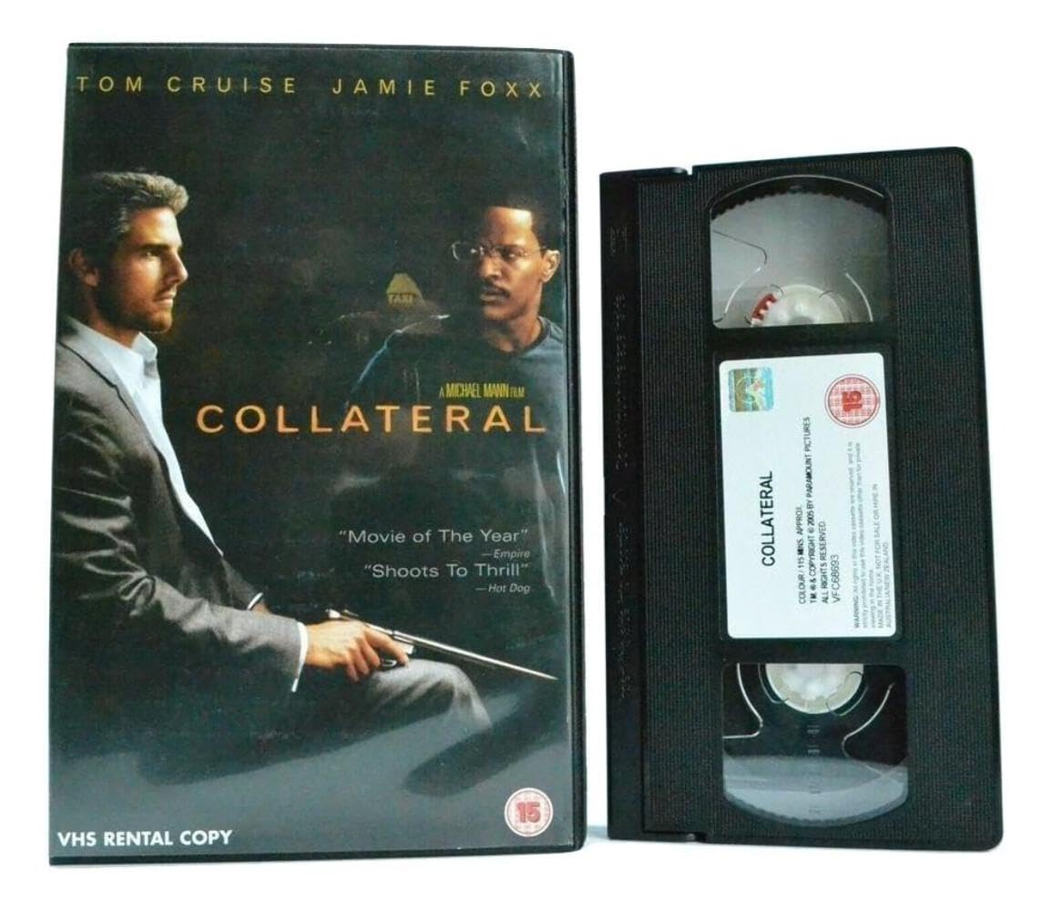 Collateral: Film By M.Mann - Neo-Noir Thriller - Tom Cruise/Jaime Foxx - Pal VHS