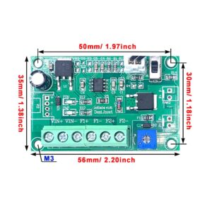 DC 12V 24V 4A 2-Way Adjustable PWM Fan Speed Controller, Automatic PC CPU Case Fan Temperature Control Governor with Sensor Universal for 2 3 4-Wire DC Fan