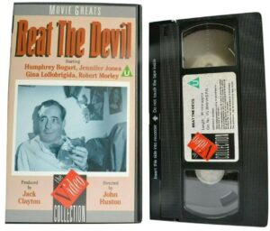 beat the devil (1963): action adventure - humphrey bogart / jennifer jones - vhs