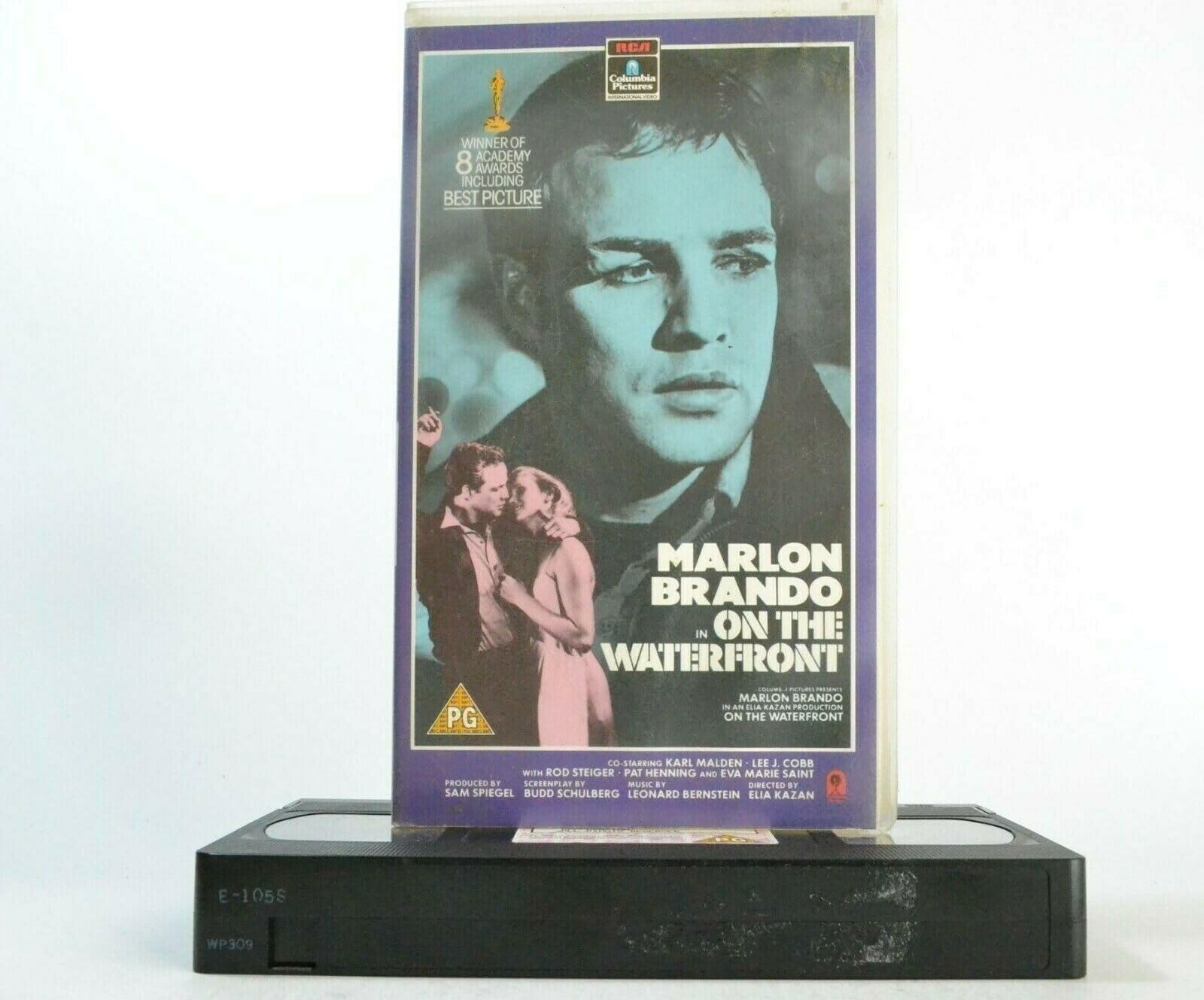 On The Waterfront: (1954) Columbia Pictures - Crime Drama - Marlon Brando - VHS