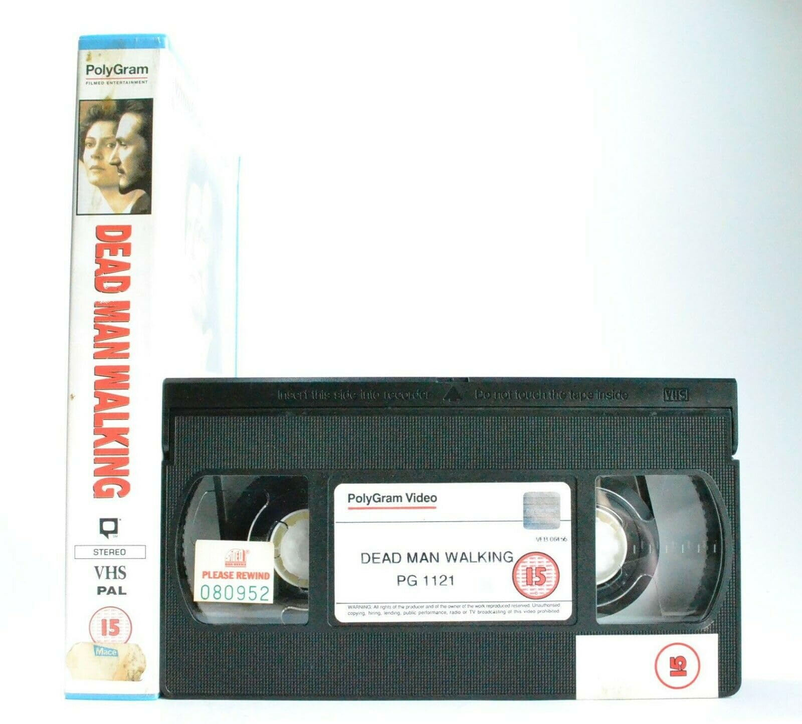 Dead Man Walking (1995); [Tim Robbins] Crime Drama - Large Box - Sean Penn - VHS