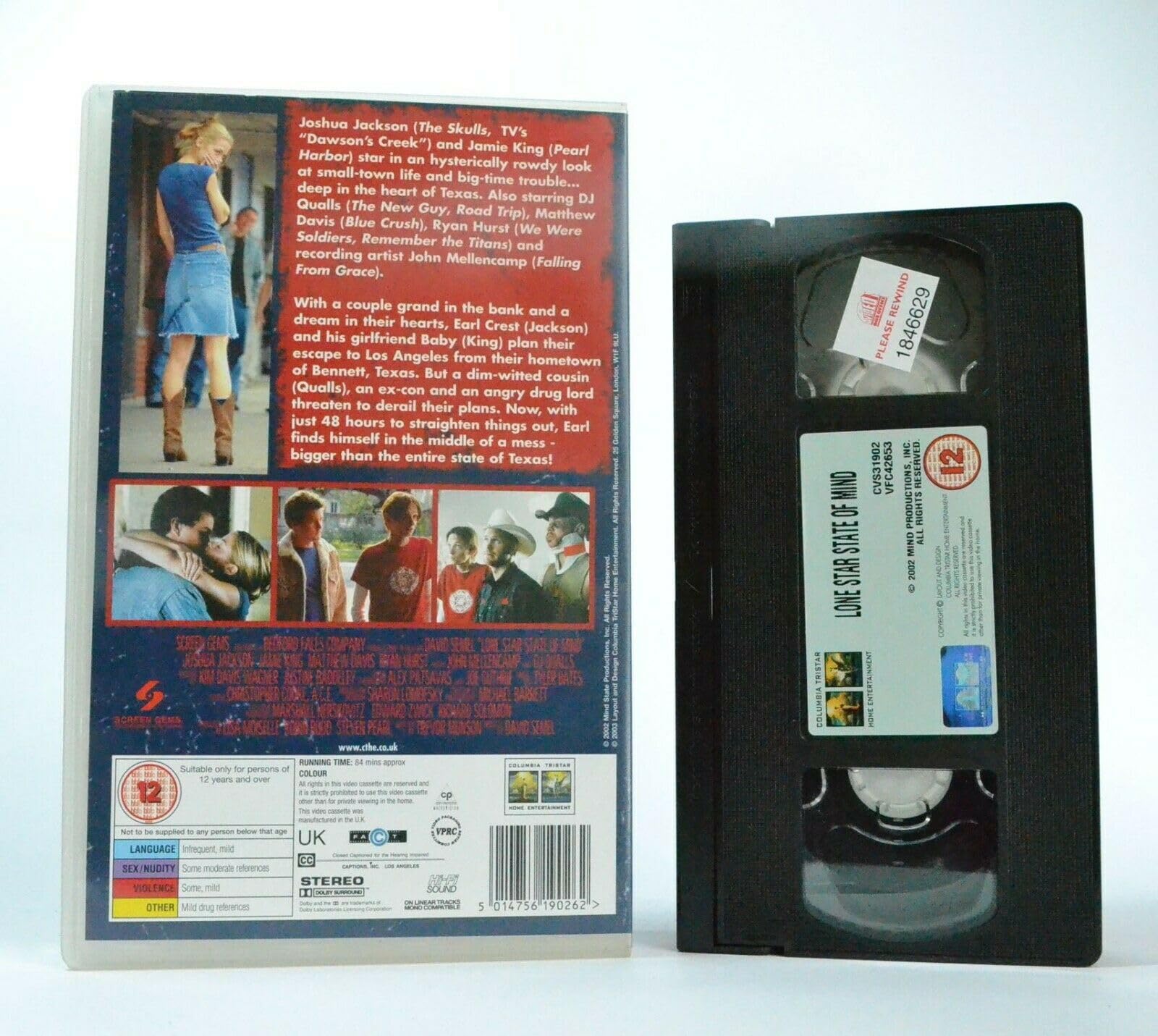 Lone Star State Of Mind: (2002) Crime Comedy - Large Box - Ex-Rental - Pal VHS