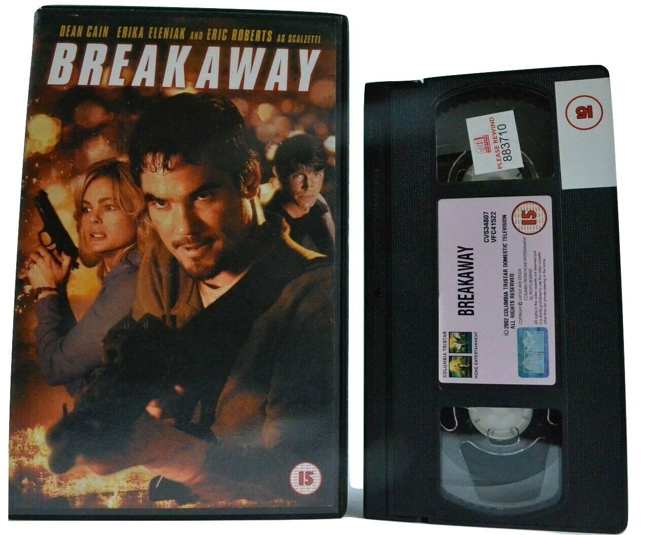 Breakaway: Dean Cain/Eric Roberts - Thriller (2002) - A Deadly Game - Pal VHS