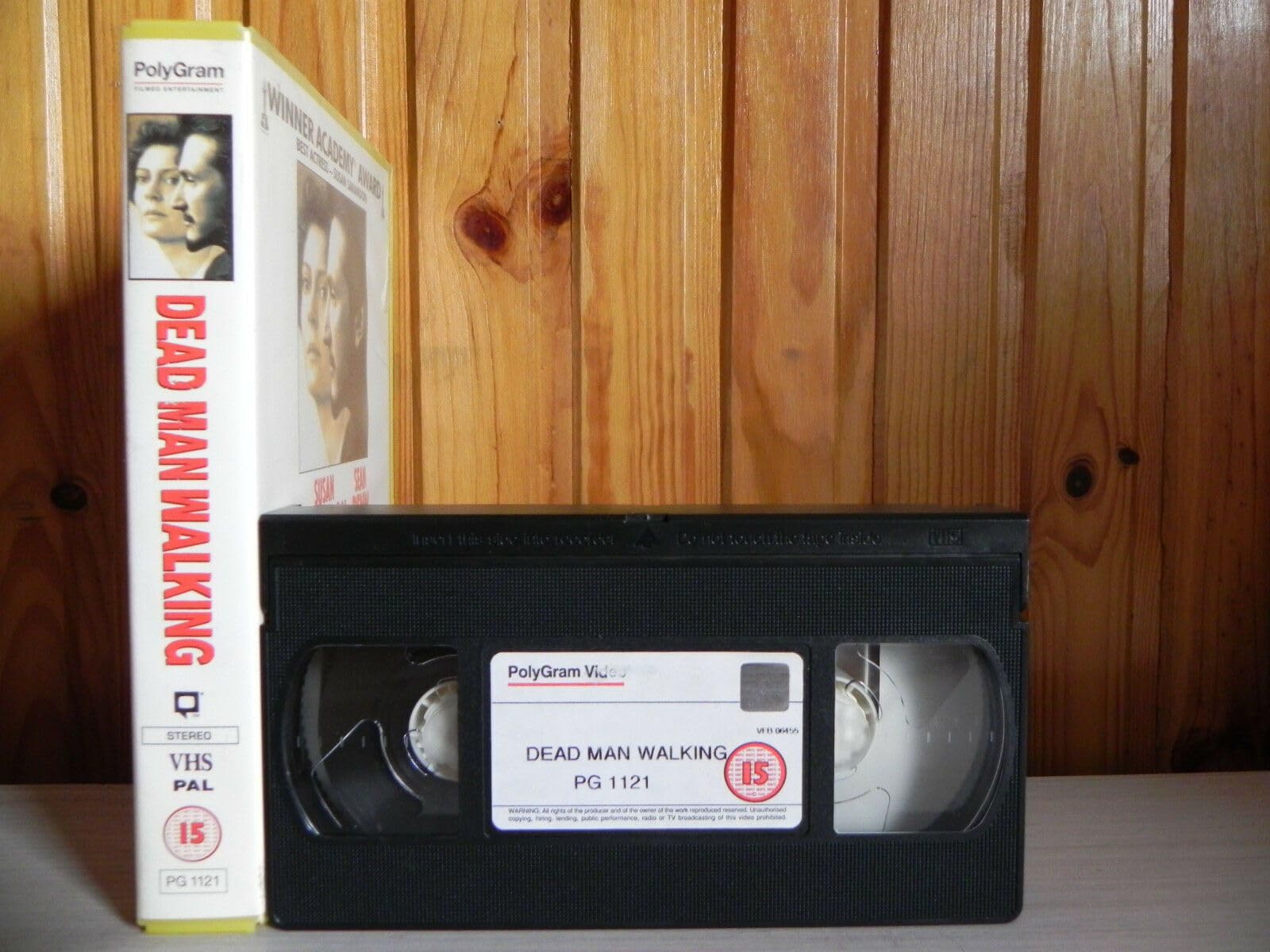 Dead Man Walking (1995); [Tim Robbins] Crime Drama - Large Box - Sean Penn - VHS