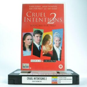 Cruel Intentions 2: Prequel To 1999 Movie - Comedy Drama - Amy Adams - Pal VHS