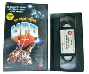 ufo: the movie: british sci-fi spoof - large box - roy "chubby" brown - pal vhs