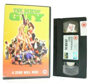 the new guy - teen comedy - large box - ex-rental - high school loser - pal vhs