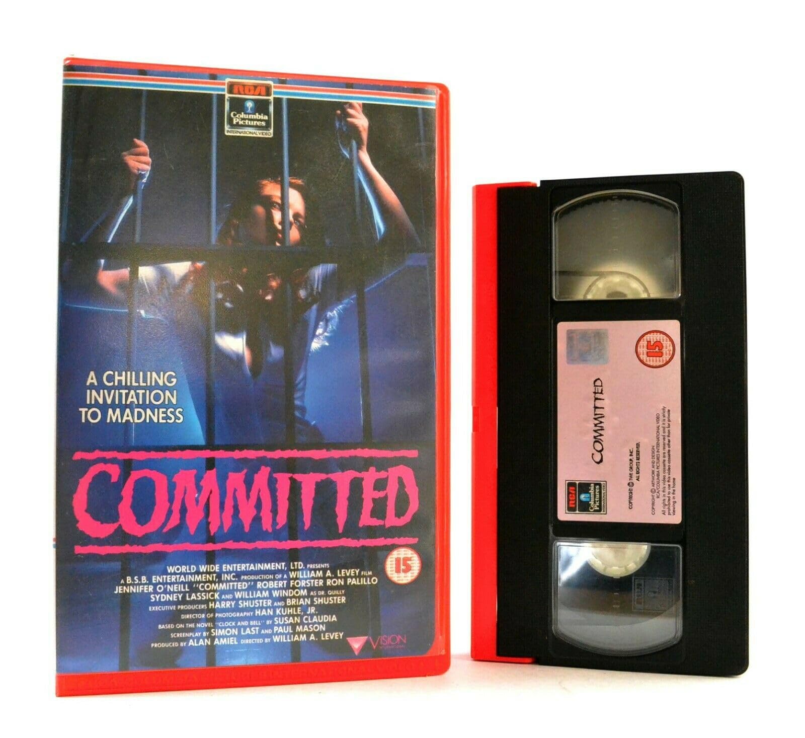 Committed: A Chilling Invitation To Madness - Large Box - Drama (1991) - VHS