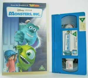 monsters, inc.: disney/pixar (2001) - computer animated - large box - kids - vhs