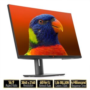 Deco Gear 28" 4K Ultrawide IPS Monitor, Crisp 3840x2160 Resolution, 60Hz Refresh Rate, 4ms with OD, Over 1 Billion Colors, 100% sRGB Color Accuracy, 16:9 Aspect Ratio, Ambient Backlighting