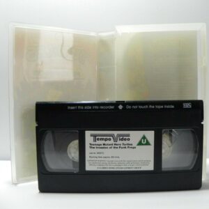 Teenage Mutant Hero Turtles: The Invasion Of The Punk Frogs - Animated - Pal VHS