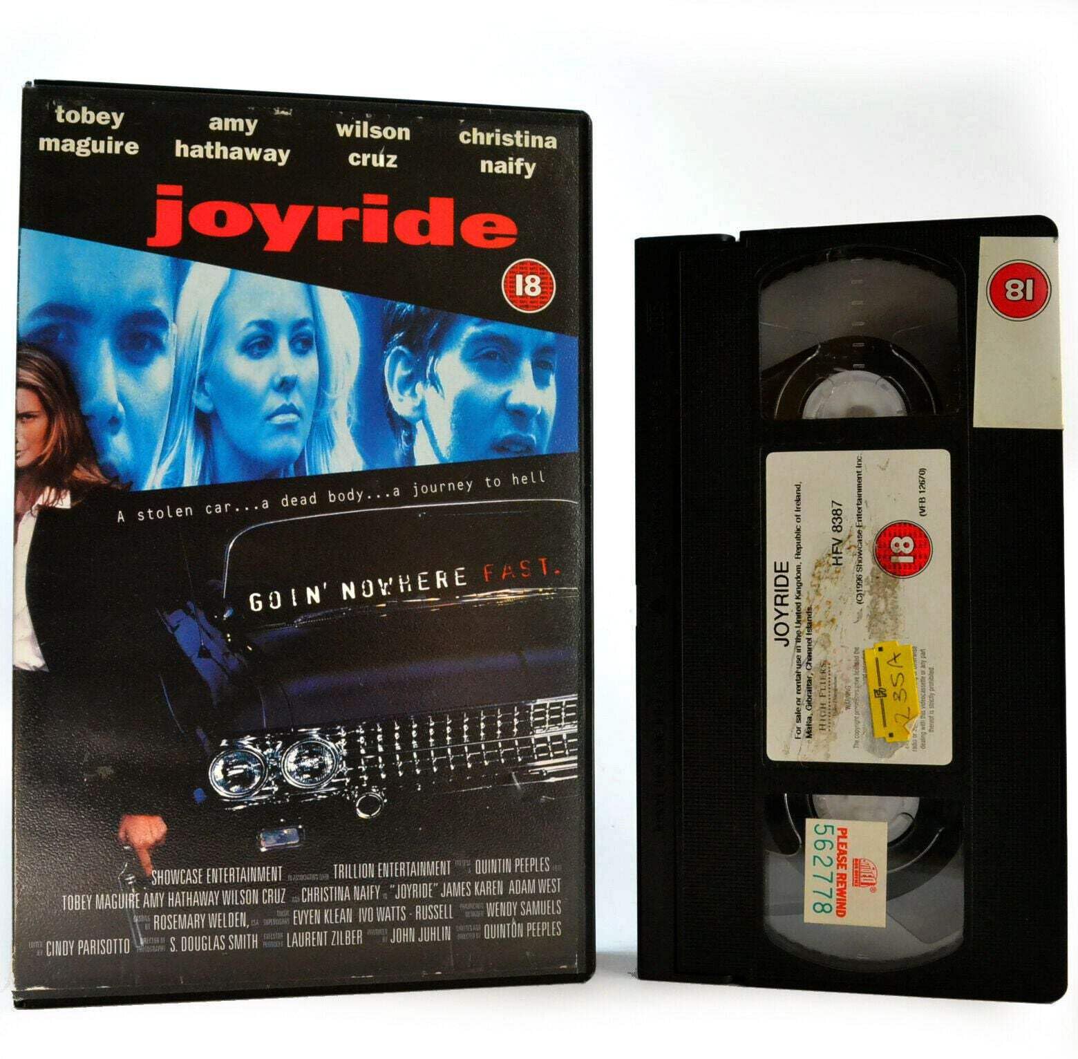 Joyride - American Crime Thriller - Ex-Rental - Tobey Maguire (1997) - Pal VHS