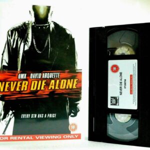 Never Die Alone. DMX Action - Ruthless Gangsters - Large Box - Ex-Rental - VHS