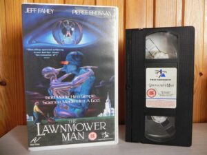 the lawnmower man - stephen king adaptation - brosnan - big box rental - pal vhs