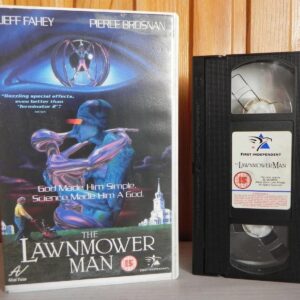 The Lawnmower Man - Stephen King Adaptation - Brosnan - Big Box Rental - Pal VHS